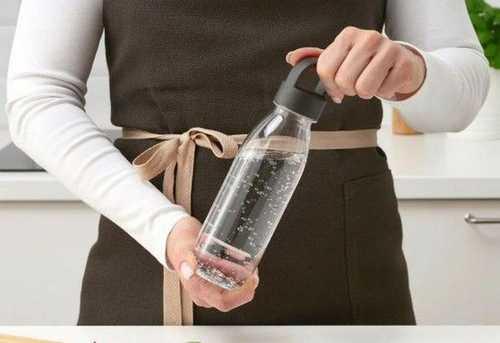 Бутылка для воды ikea/икея многоразовая