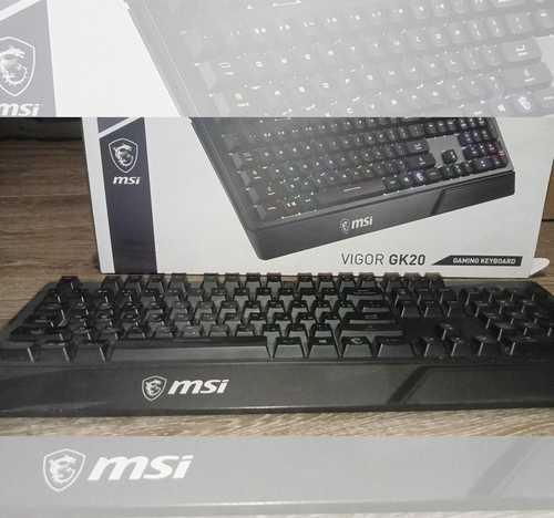 Игровая клавиатура мембранная MSI Vigor GK20