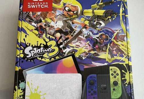 Новая прошитая Nintendo Switch Oled Splatoon 3