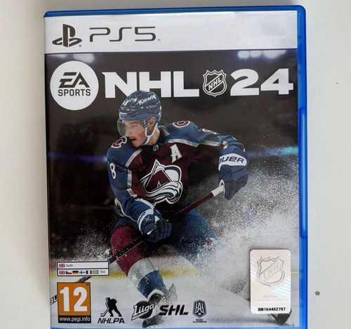 NHL 24 PS5 Диск нхл 24 NHL24 нхл24 NHL 2024 Хоккей