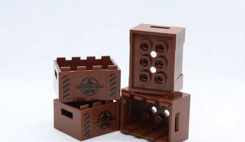 Аксессуар Lego совместимый Деревянный ящик малый