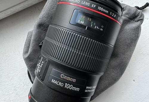 Canon 100mm f/2.8l macro is usm