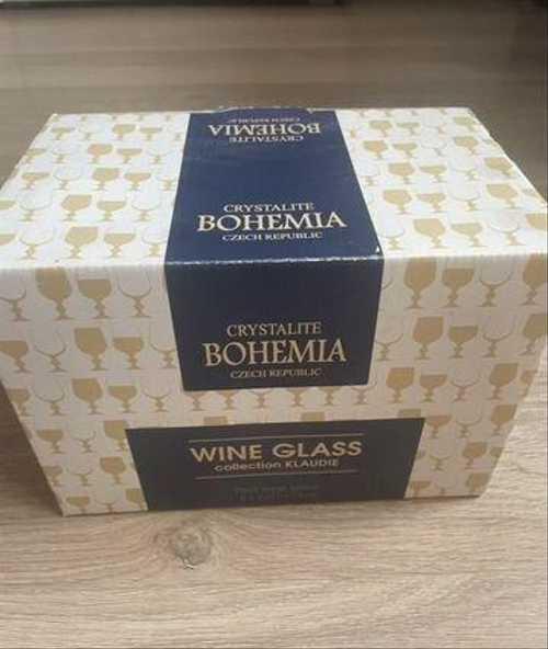 Бокалы для вина Bohemia Klaudie Crystalite