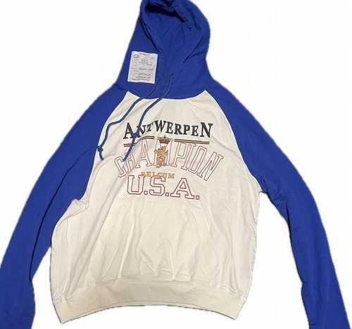 Худи Vetements x Champion Antwerpen Blue Hoodie