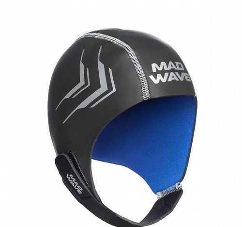 Неопреновый шлем для плавания Madwave Helmet новый