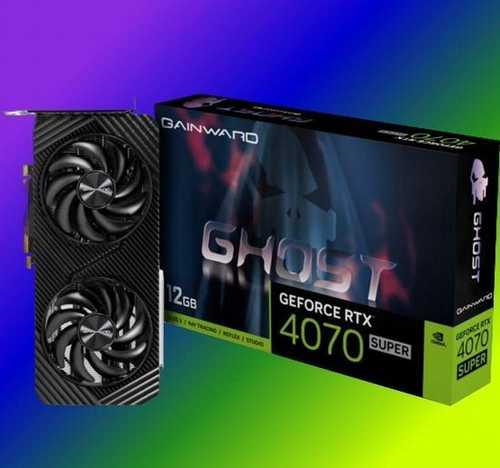 Видеокарта Gainward GeForce RTX 4070 Super Ghost 1