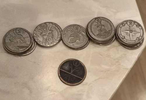 Монеты из "Пятерочки" обмен