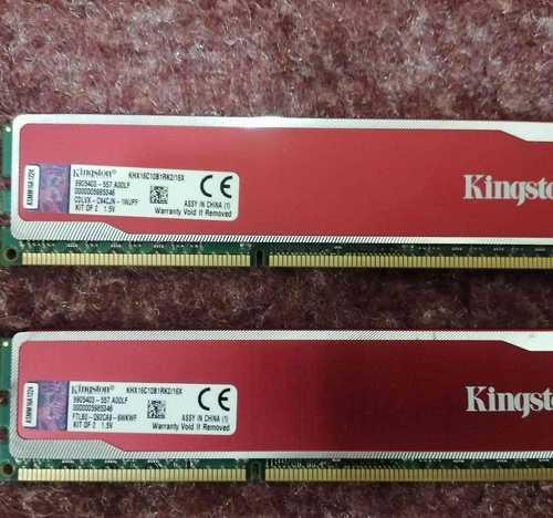 Kingston HyperX Red Series dimm 16Gb 2x8Gb DDR3 16