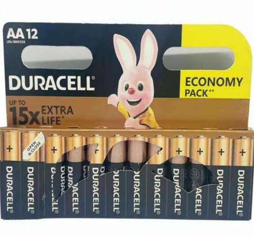 Батарейки Duracell 12шт упаковка