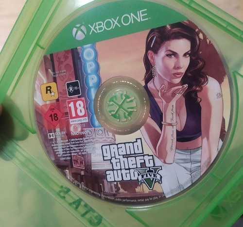Диск GTA5 на Xbox