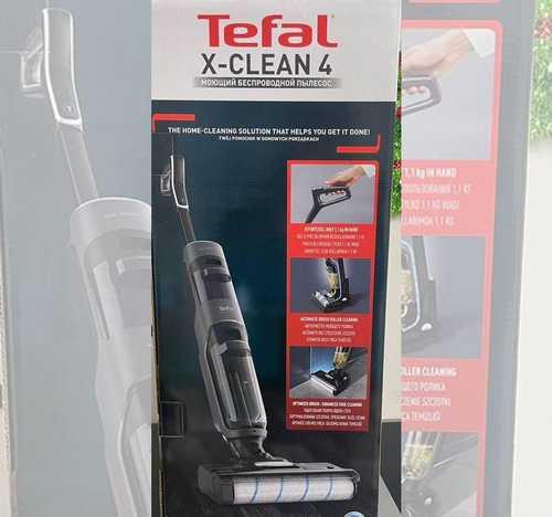 Беспроводной моющий пылесос Tefal X-Clean 4 GF5035