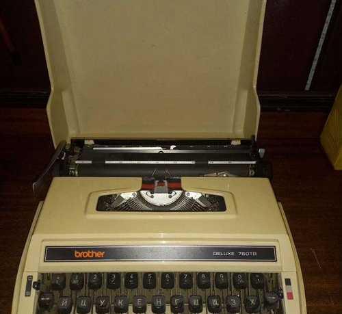 Печатная пишущая машинка brother deluxe 760TR