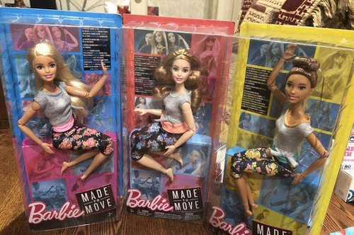 Кукла Barbie made to move
