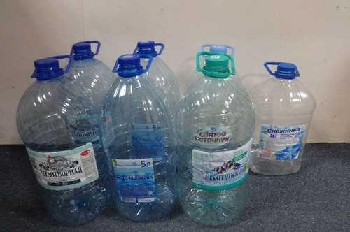 Пластиковые бутыли 5 и 4,5 литра