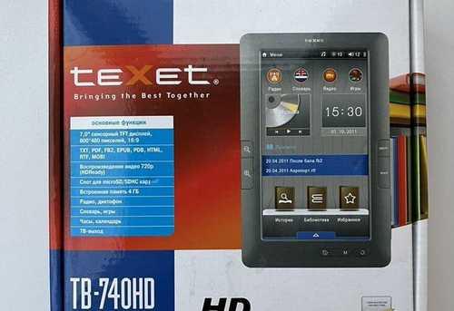 Электронная книга teXet TB-840HD 4Gb Grey
