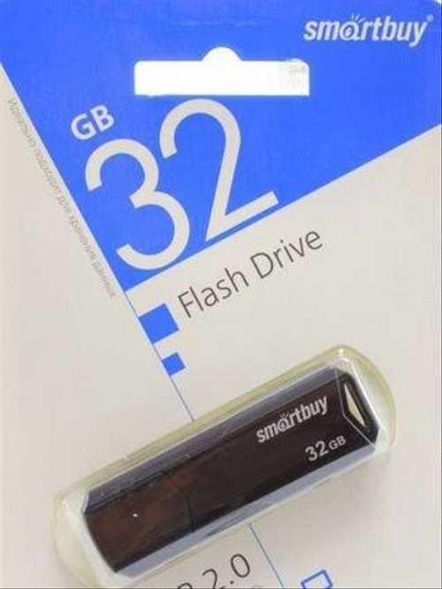 USB флешка Флешка 32 гб Smartbuy clue Black