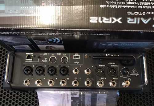 Цифровой микшерный пульт behringer xr12