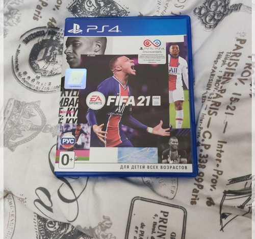 Fifa 21 ps4 диск