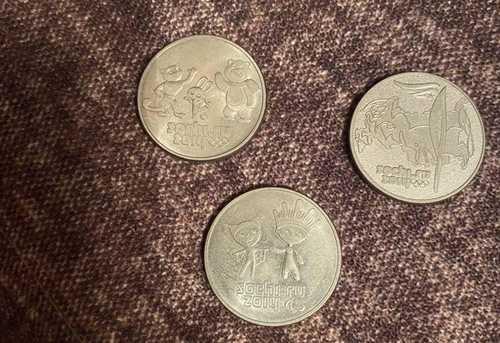Монеты Sochi 2012,2013,2014г