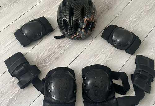 Защита для роликов со шлемом, детская