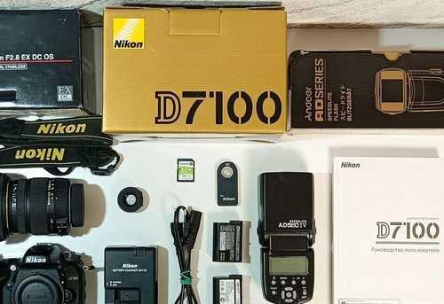 Фотоаппарат Nikon d7100 + Sigma 17-50 f/2.8