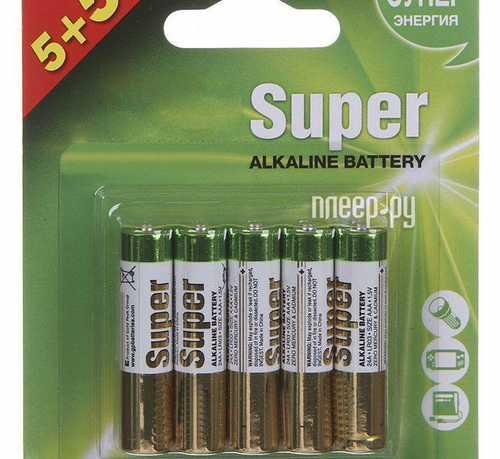 AAA - GP Super Alkaline 24A5/5-2CR10 10 штук