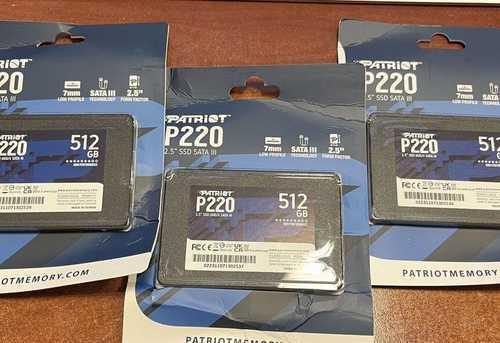 Накопитель SSD Patriot 512GB SATA III P220S512G25