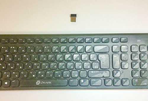 Беспроводная клавиатура Oklick 220M
