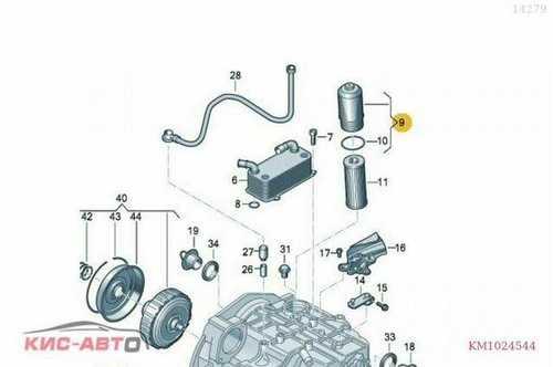 Корпус масляного фильтра АКПП volkswagen; audi