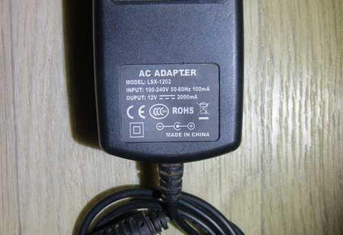 Блок питания Адаптер AC Adaptor LSX1202 12V 2A