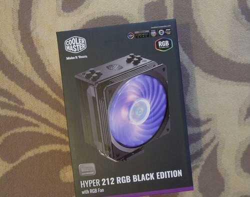 Cooler Master Hyper 212 RGB Black Edition \ NEW