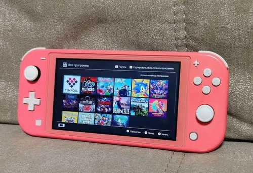 Nintendo Switch Lite, прошитый, много игр