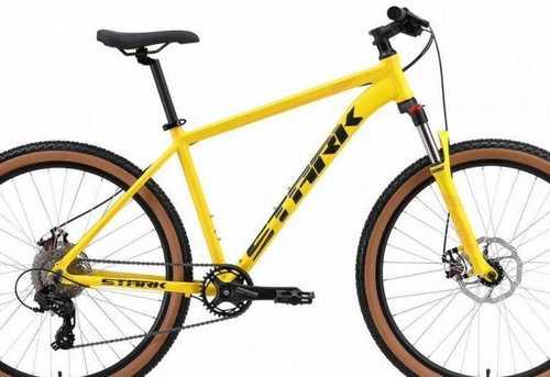 Велосипед Stark'24 Hunter 27.2 D желтый/темно-серы
