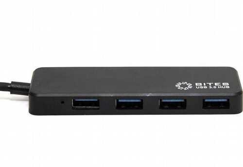 4-port USB3.0 Hub 5bites HB34-310BK #269711