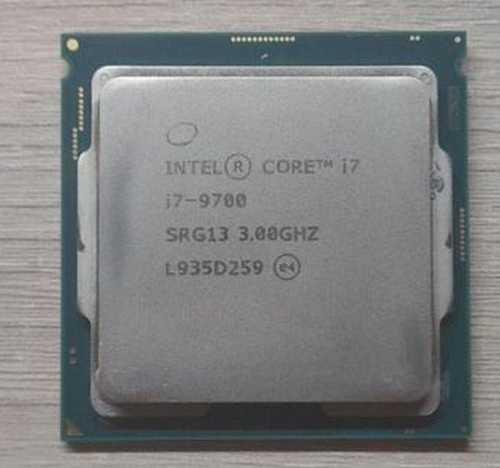 Процессор intel core i7 9700 3.00ghz 1151 v2