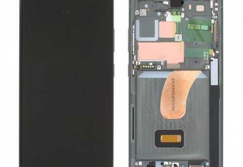 Дисплей для Samsung S918 Galaxy S23 Ultra Зеленый