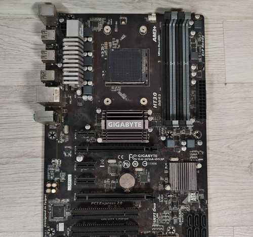 Gigabyte GA-970A-DS3P AM3  Материнская плата