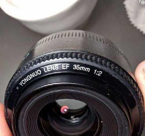 Canon EF Yongnuo 35mm f2.0 объектив