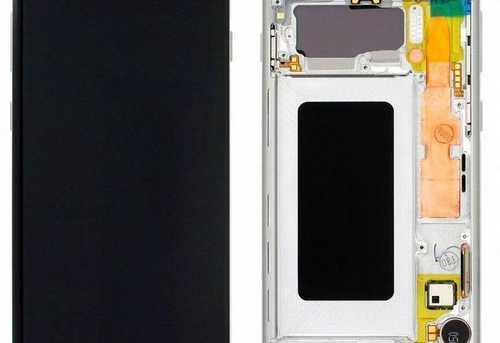 Дисплей для Samsung G973 Galaxy S10 Белый (Замена)
