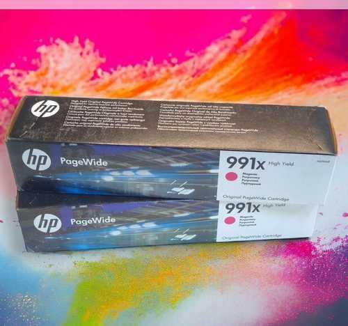 Картридж HP 991X Magenta/Пурпурный (M0J94AE)