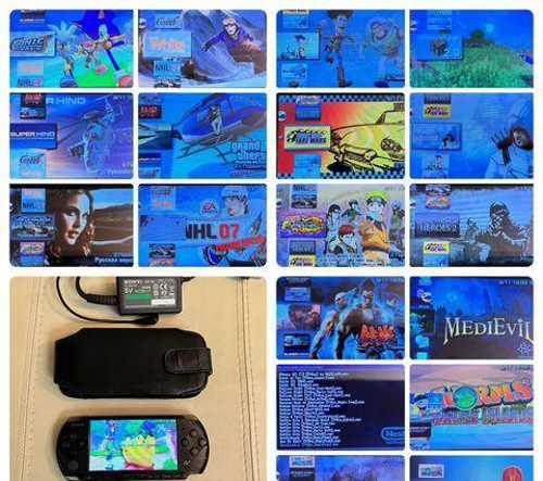 Sony PSP 3008 Slim прошита много игр