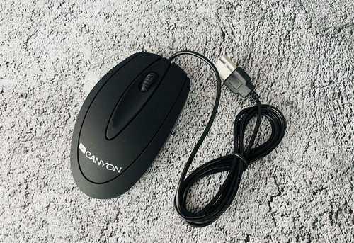 Мышь Canyon CNE-CMS1 USB Black проводная