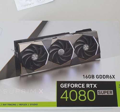 Видеокарта MSI RTX 4080 Super Suprim X