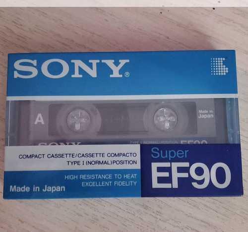 Аудиокассета sony ef90