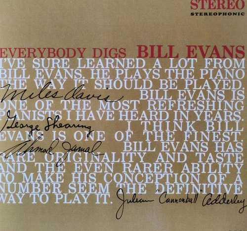 Evans, bill everybody digs bill evans