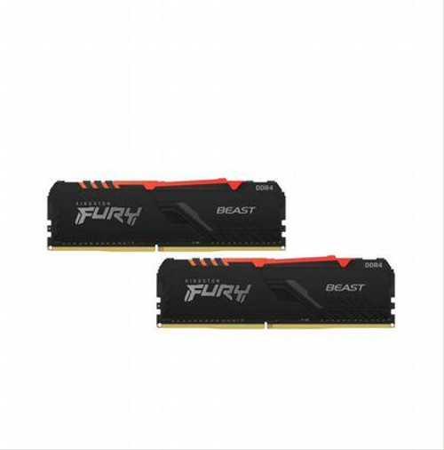 Оперативная память Kingston fury Beast Black RGB