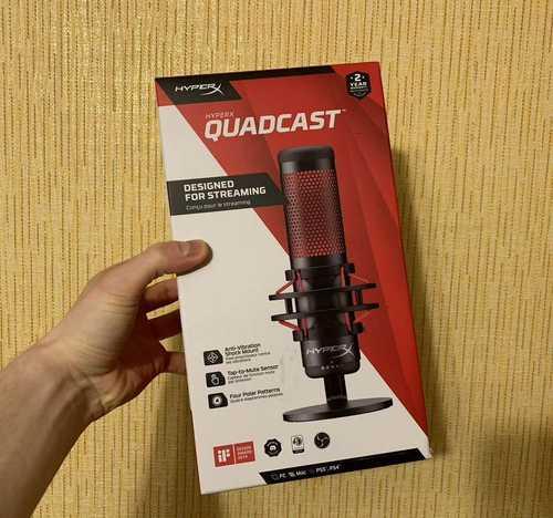Микрофон Hyperx quadcast