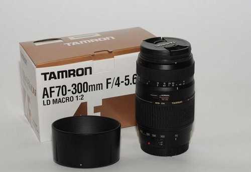 Nikon Tamron AF 70-300mm f/4-5.6 macro+Бленда+