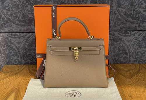 Сумка Hermes Kelly 28 Etoupe Togo