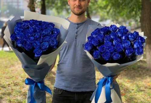 Синие розы, Красные розы, Цветы Букеты с доставкой